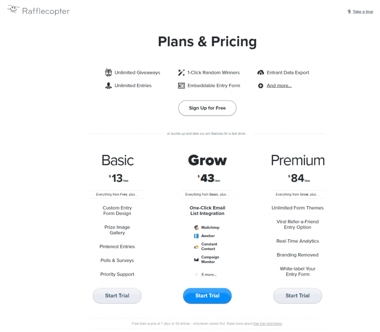 20 Best Online Giveaway Tools & Viral Social Media Contest Apps