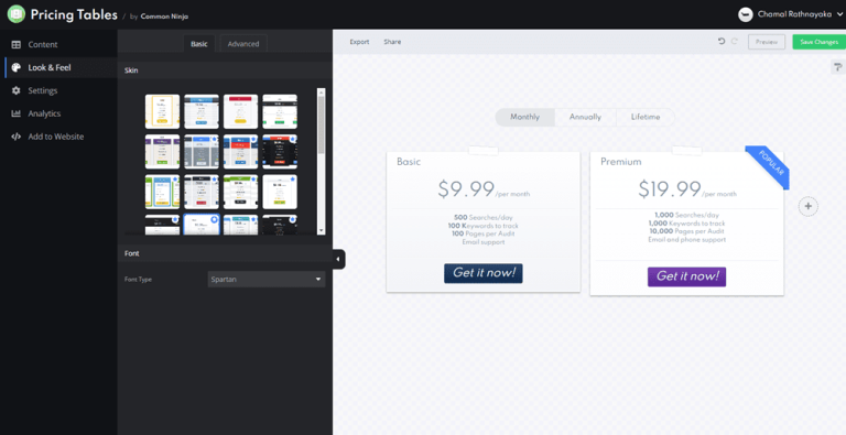 5 Best Pricing Table Creators to Use Free in 2023 | Pitiya