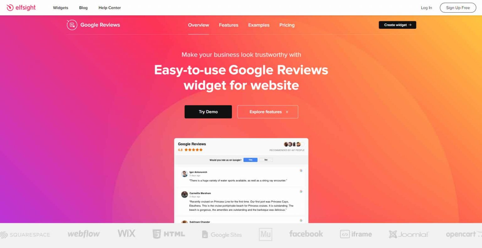 7 Best Modern Google Review Widgets for Your Website in 2023