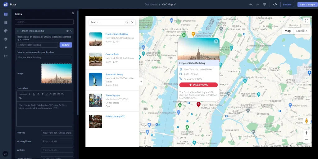 6 Best Free Interactive Google Maps Widgets for Websites in 2024
