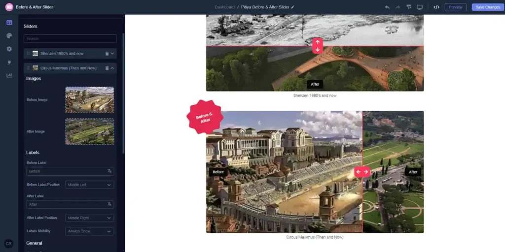 5 Best Free Before And After Slider Widgets for Websites in 2024