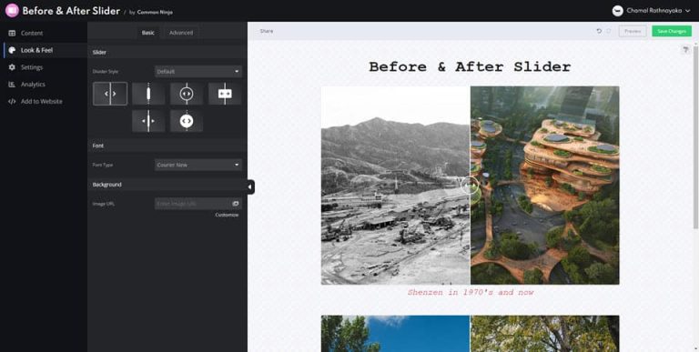 5 Best Free Before And After Slider Widgets for Websites in 2024