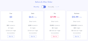 5 Best Free Before And After Slider Widgets for Websites in 2023