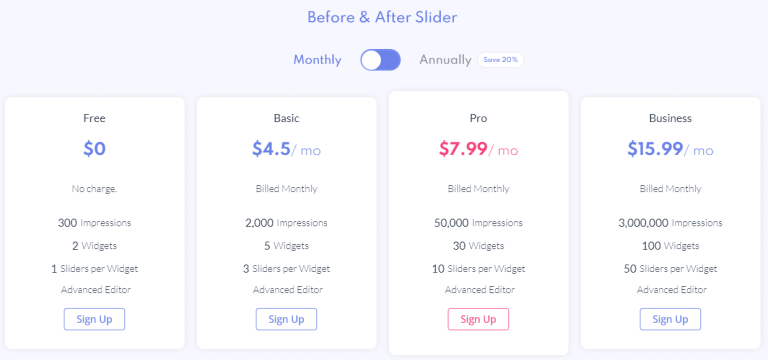 5 Best Free Before And After Slider Widgets for Websites in 2023