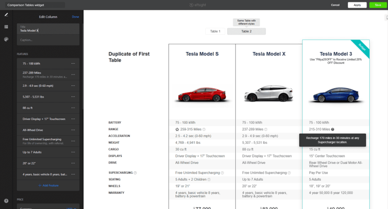 5 Best Product Comparison Table Generators for Websites in 2024