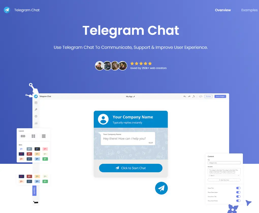 4 Best HTML Telegram Chat Widget Creators for Websites in 2024