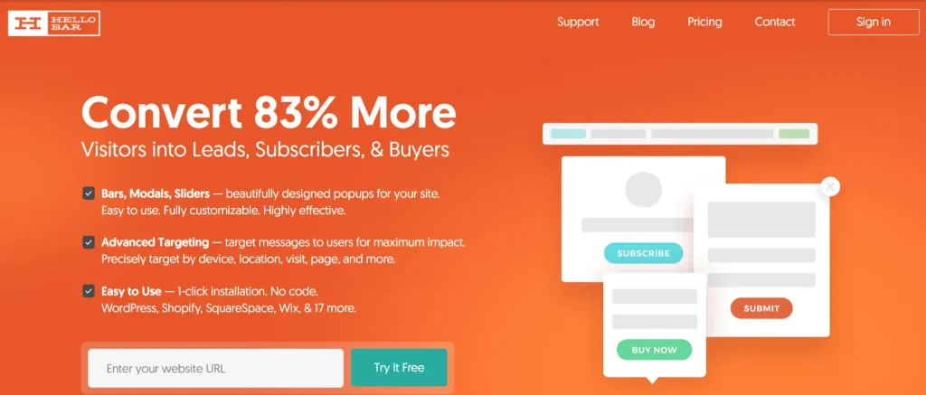Top 10 Website Announcement Bars (Notification Banners) in 2024