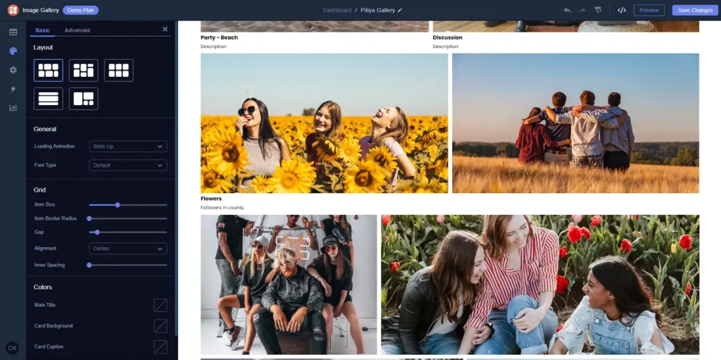 Top 7 Free HTML Photo Gallery Widgets for Websites in 2024