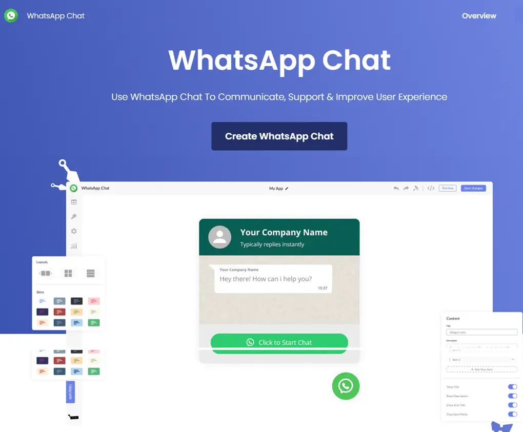 Top 7 Free WhatsApp Chat Widgets & Plugins for Websites in 2024