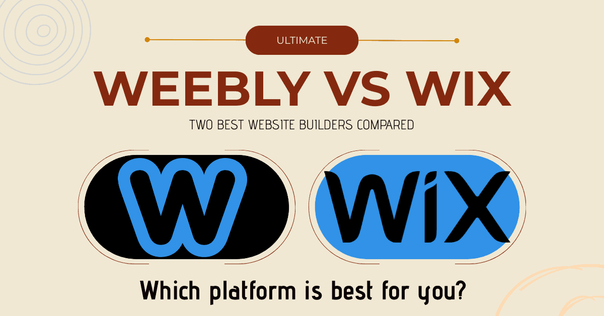 Weebly Vs Wix Two Best Website Builders Compared Pitiya